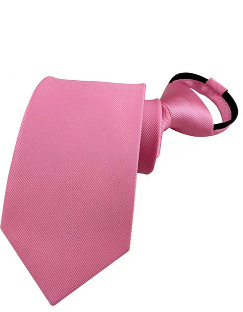 Pink ZIPPER Neck Tie